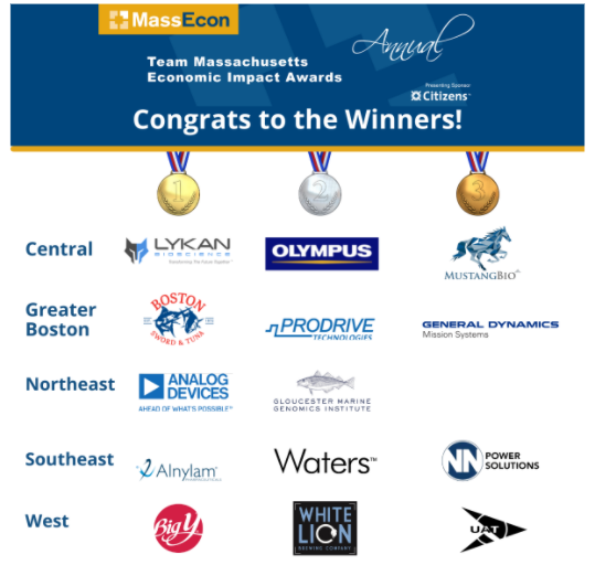 MassEcon: Analog recognized with Economic Impact Award | Town of ...