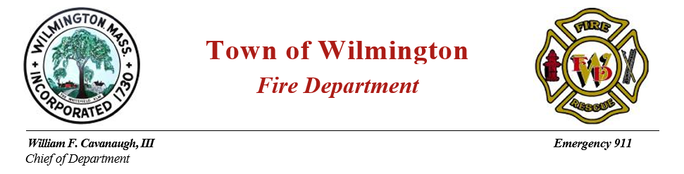 333 Andover Street Fire Update | Town of Wilmington MA